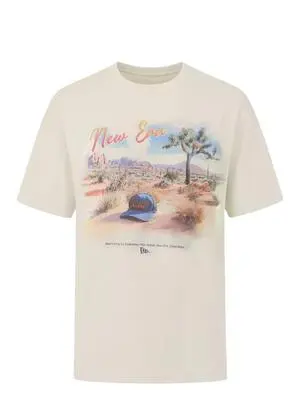 New Era Desert Graphic-print T-shirt - Neutrals