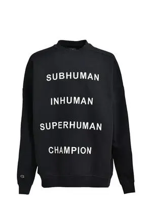 Rick Owens Jumbo Sweatshirt - Black