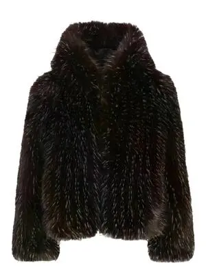 UNCOMMON High-neck Faux-fur Jacket
