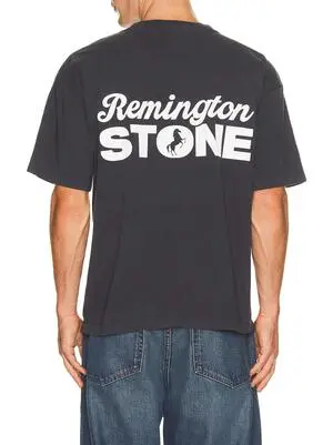 REMINGTON STONE Stack Tee - Black