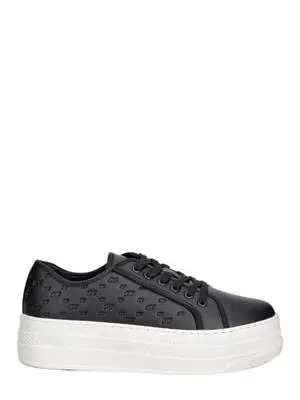 ARMANI EXCHANGE Armani Exchange Logo-Debossed Platform Sneakers