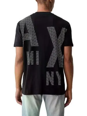 Armani Exchange Logo-print T-shirt - Black