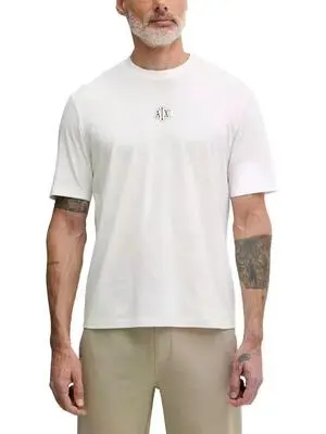 Armani Exchange Logo-print T-shirt - Neutrals