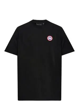 Canada Goose Ocra Logo-patch T-shirt - Black