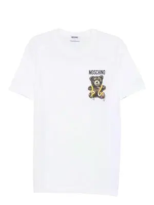 Moschino Teddy Bear Logo-print T-shirt - White