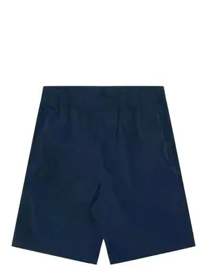 AAPE BY *A BATHING APE Moonface Logo Patch Shorts - Blue