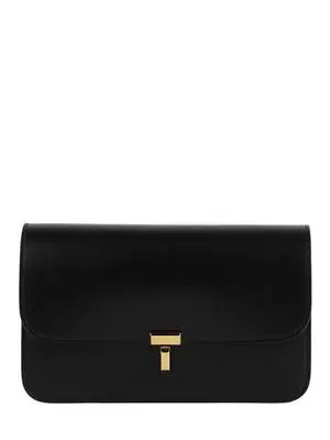 TOTEME TOTEME T-Lock Leather Crossbody Black