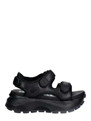 BUFFALO Manhatten Platform Sandals - Black