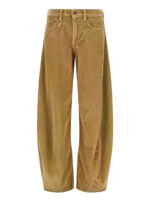 R13 Janine Corduroy Twisted-Seam Trousers