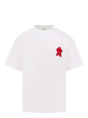 A PAPER KID Logo-detail T-shirt - White