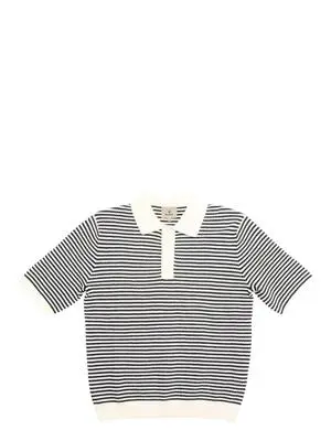 BLUE DE GÊNES Bgbob Striped Polo Shirt - White