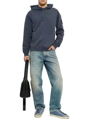 Canada Goose Loon Logo-patch Hoodie - Blue