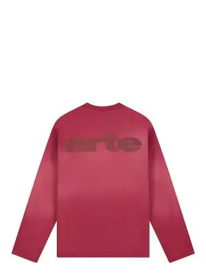 ARTE ANTWERP Logo-print Crew-neck Sweater - Red