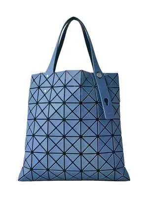 Issey Miyake Prism Denim Geometric Panelled Tote Bag - Blue