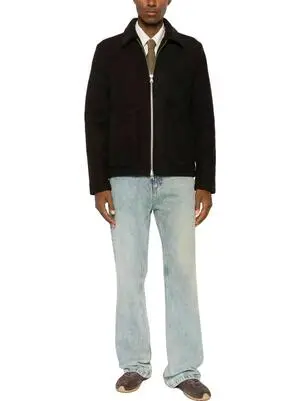 Nn07 Gael Zip-up Jacket - Brown