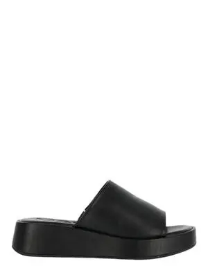 MEXX Platform Square-toe Slippers - Black