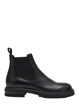 Giorgio Armani Nappa Leather Chelsea Boots - Black
