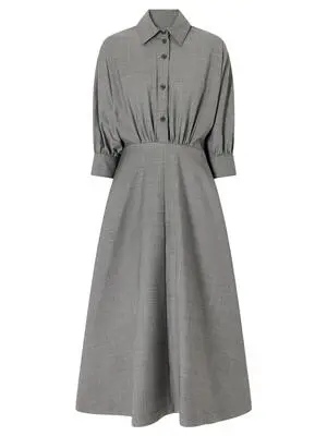 Altuzarra Eleanor Wool-blend Midi Dress - Gray
