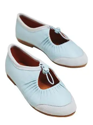Intentionally Blank La Jolla Mary Jane Ballet Flats - Sky