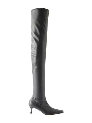 Proenza Schouler Trap 60 Stretch Over-the-knee Boots - Black