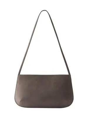 FANE Bra Nubuck Shoulder Bag Brown