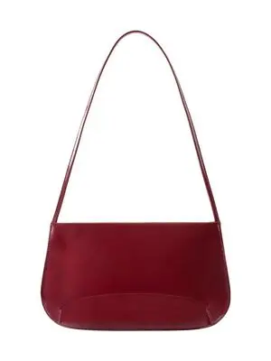 FANE Bra Patent Leather Shoulder Bag - Red