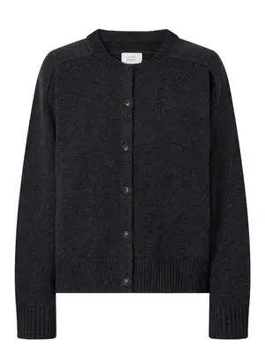 Loulou De Saison Aidar Merino Wool And Cashmere-blend Cardigan - Gray