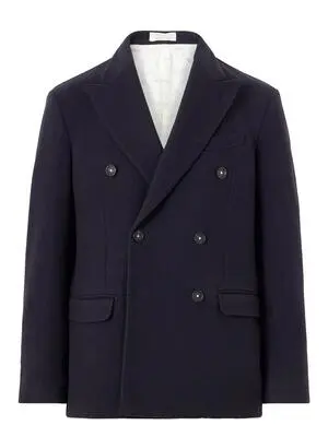 Massimo Alba Brando Cashmere Coat - Blue