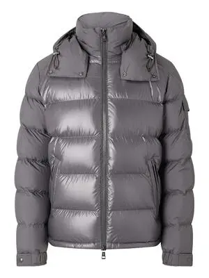 Moncler Maya Quilted Shell Down Jacket - Gray