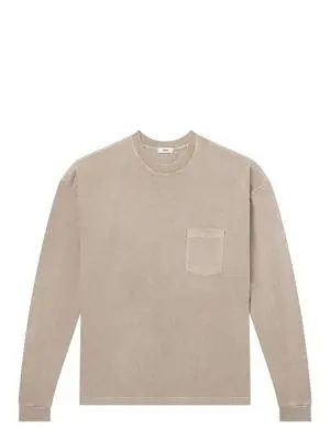 AGOLDE Lucan Cotton-jersey T-shirt - Brown