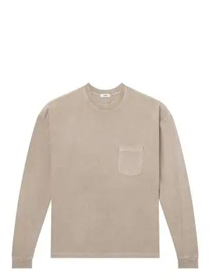 AGOLDE Lucan Cotton-jersey T-shirt - Brown