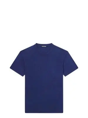 TOM FORD TOM FORD - Lyocell And Cotton-Blend T-Shirt - Men - Blue  Navy
