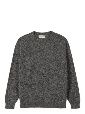 Johnstons Of Elgin Craigie Dark Bue Ambswoo Jumper - Blue