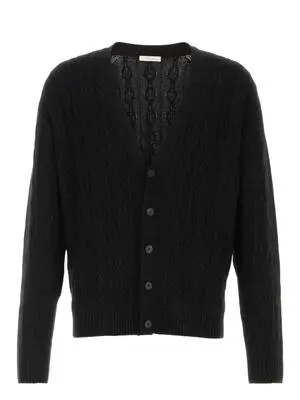 THE ROW Long-sleeved Knitted Cardigan - Black