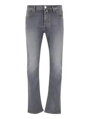 Jacob Cohen Washed Slim-fit Jeans - Gray