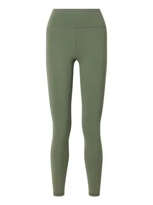 Varley High Waist Seamless Fitness Long Pants Green