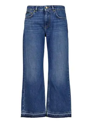 Dolce & Gabbana Wide-leg Mid-rise Jeans - Blue