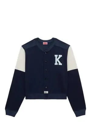 Kenzo Varsity Cardigan - Blue-black