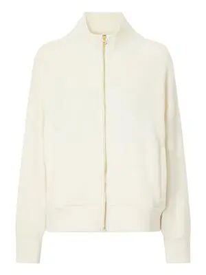 Varley Contrast Collar Long Sleeve Jacket - White