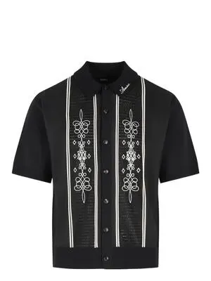 Amiri Ma Logo Embroidered Sweater - Black