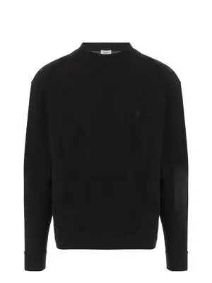 Saint Laurent Long Sleeve Sweatshirt - Black