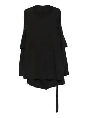 RICK OWENS Layered-sleeve Oversized T-shirt