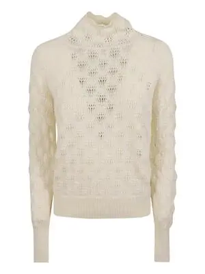 Ermanno Scervino Long Sleeve Sweater - Nude