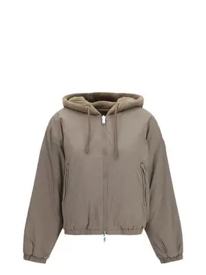 Moose Knuckles Eaton Bunny Reversible Hoodie - Gray