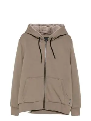 Moose Knuckles Classic Bunny Zip Hoodie - Gray