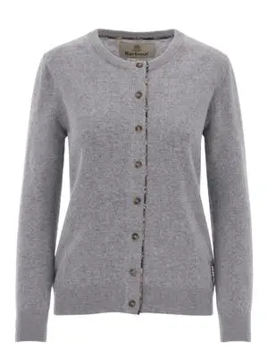 Barbour Long Sleeve Knit Cardigan - Grey