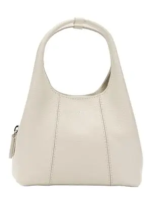 LE TANNEUR Top Handle Mini Tote Bag - Beige