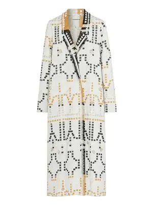 FORTE_FORTE Samarcanda Embroidered Jacquard Long Coat - No