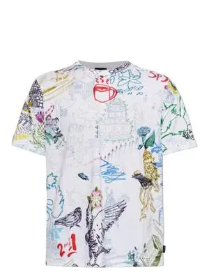 Paul Smith Sketch Print T-shirt - Multi-color