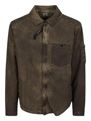 C.P. COMPANY Padded Overshirt - Brown